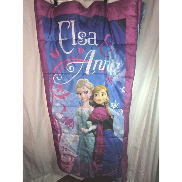 Disney | Pajamas | Disney Frozen Elsa Anna Sleeping Bag Brightly ...